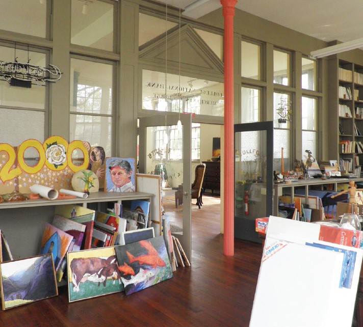 Transforming Soule Business College into a home and studio in the ...