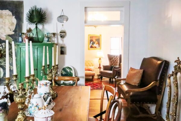This Creole cottage is a showcase for bold colors, rich fabrics and the ...