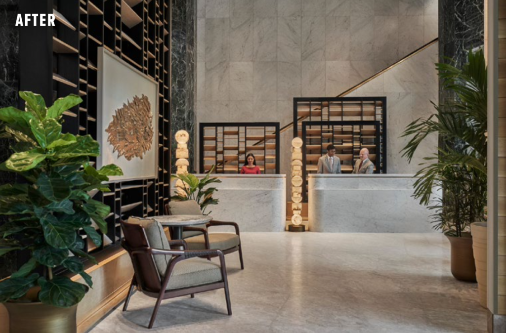 Historic International Trade Mart building's renovation into the Four ...